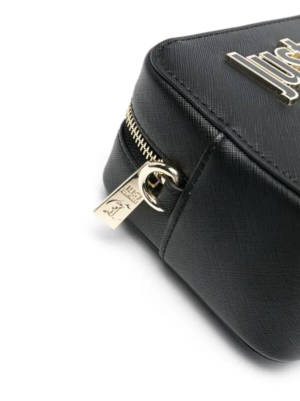 Just Cavalli Logo-lettering Cross Body Bag - Black