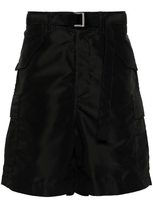 Sacai Belted Cargo Shorts