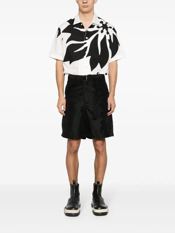 Sacai Belted Cargo Shorts