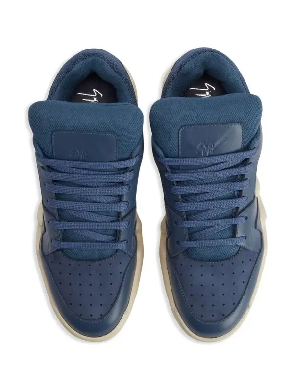 GIUSEPPE ZANOTTI Talon Low-top Sneakers - Blue
