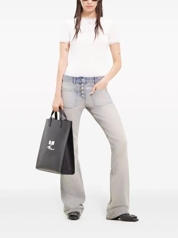COURREGES Low-rise Bootcut Jeans