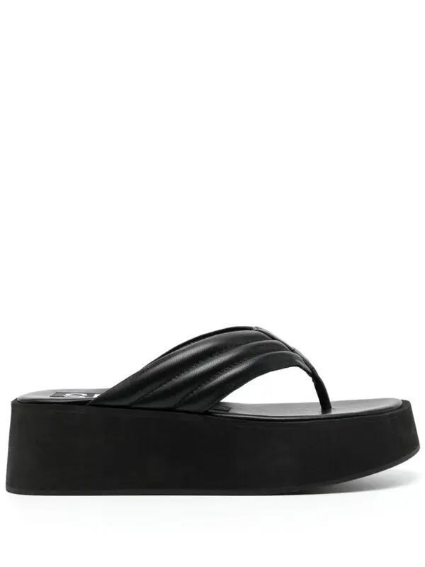 Senso Reese Leather Platform Flip-flops