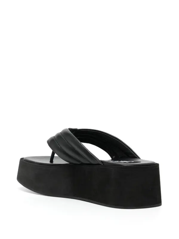Senso Reese Leather Platform Flip-flops