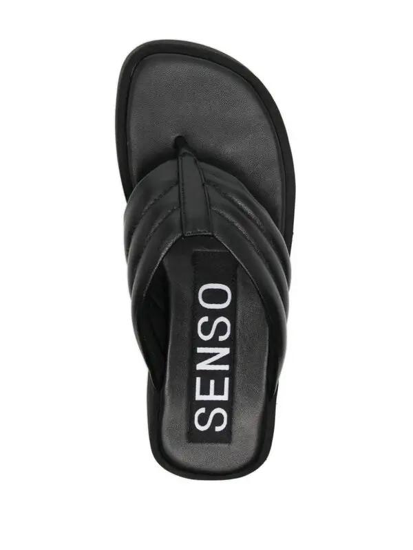Senso Reese Leather Platform Flip-flops