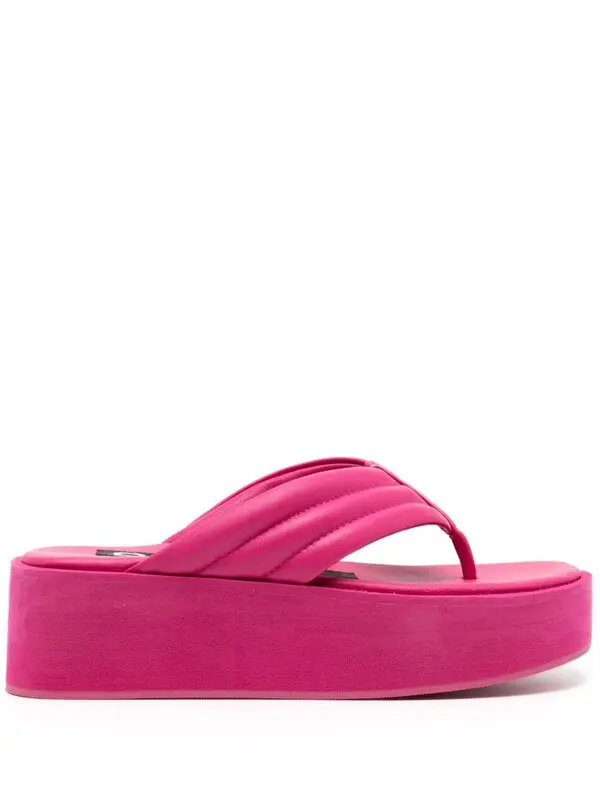 Senso Reese Leather Platform Flip-flops