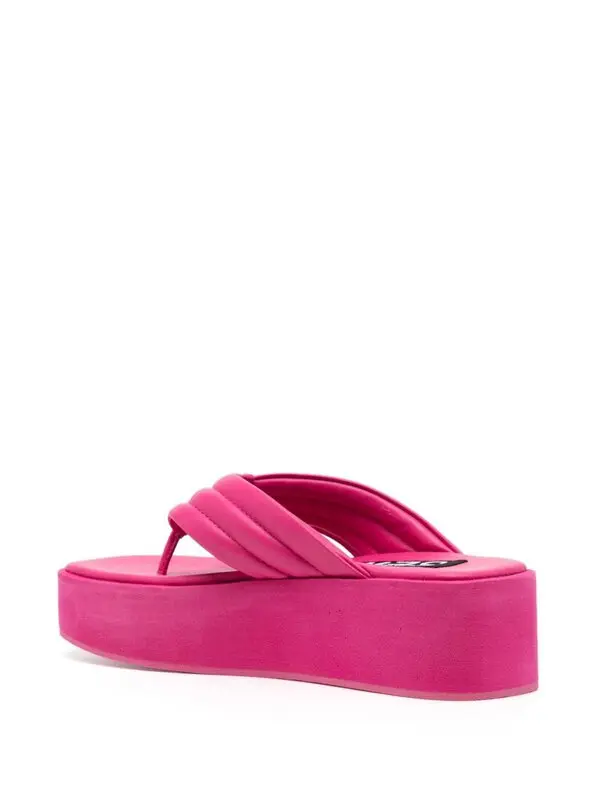 Senso Reese Leather Platform Flip-flops