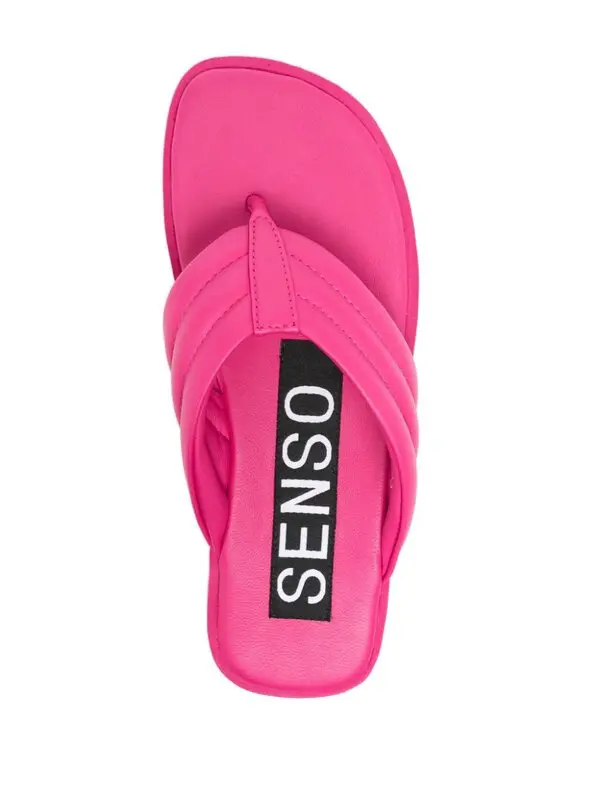 Senso Reese Leather Platform Flip-flops