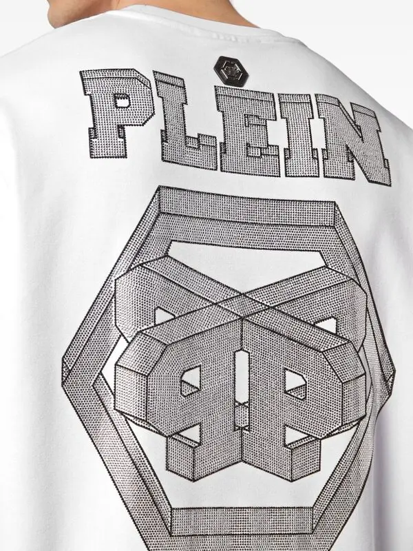 Philipp Plein Wire Frame Jersey Sweatshirt