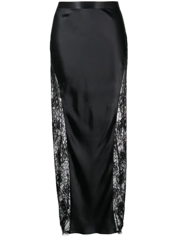 FLEUR DU MAL Lace Maxi Skirt