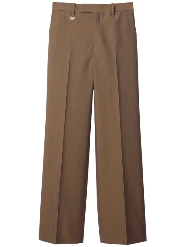 Burberry Striped Straight-leg Trousers