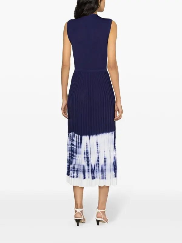 Maje Tie-dye Ribbed Maxi Dress