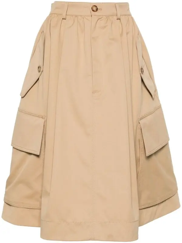 Moschino Cotton Cargo Skirt