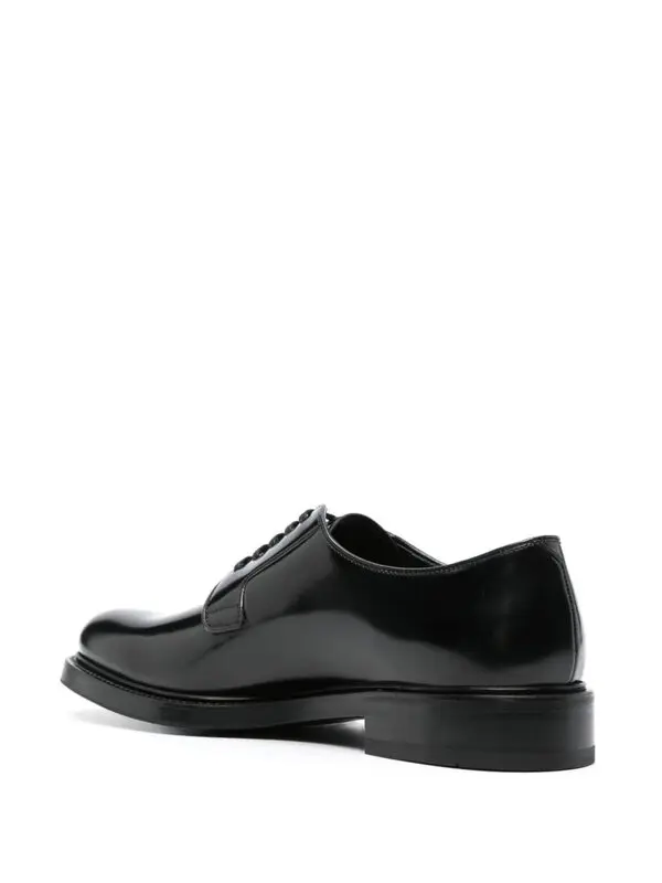 Prada Logo-debossed Leather Oxford Shoes