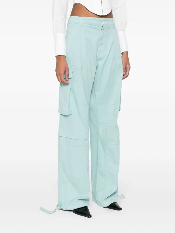Moschino Wide-leg Cargo Trousers - Blue