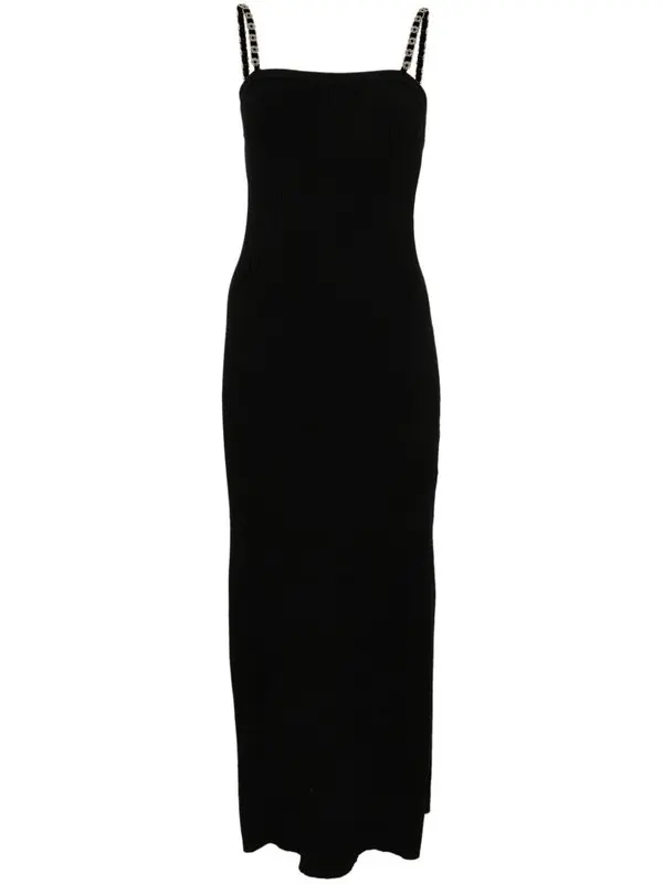 Maje Logo-embellished Maxi Dress