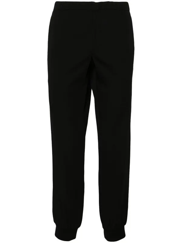 Prada Drawstring-waist Trousers - Black