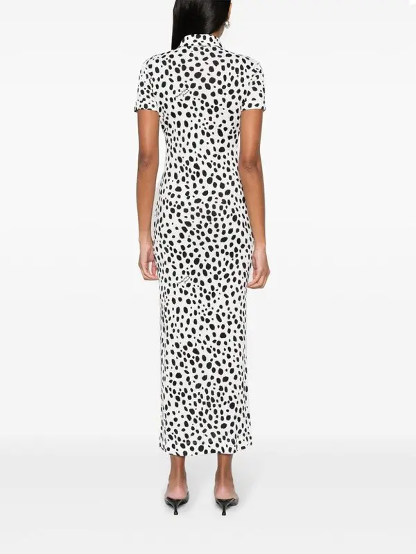 Moschino Abstract-print Long Dress