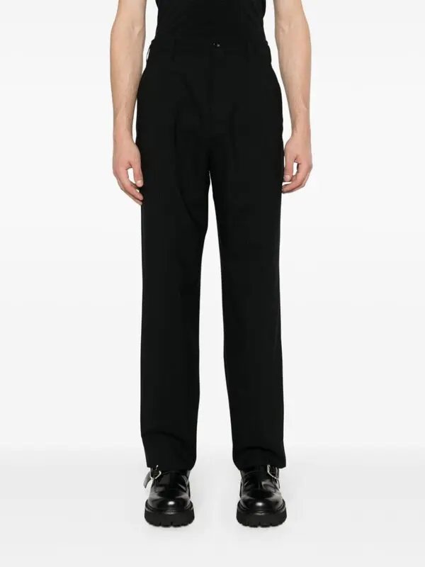 Comme Des Garçons Two-way Tapered Wool Trousers