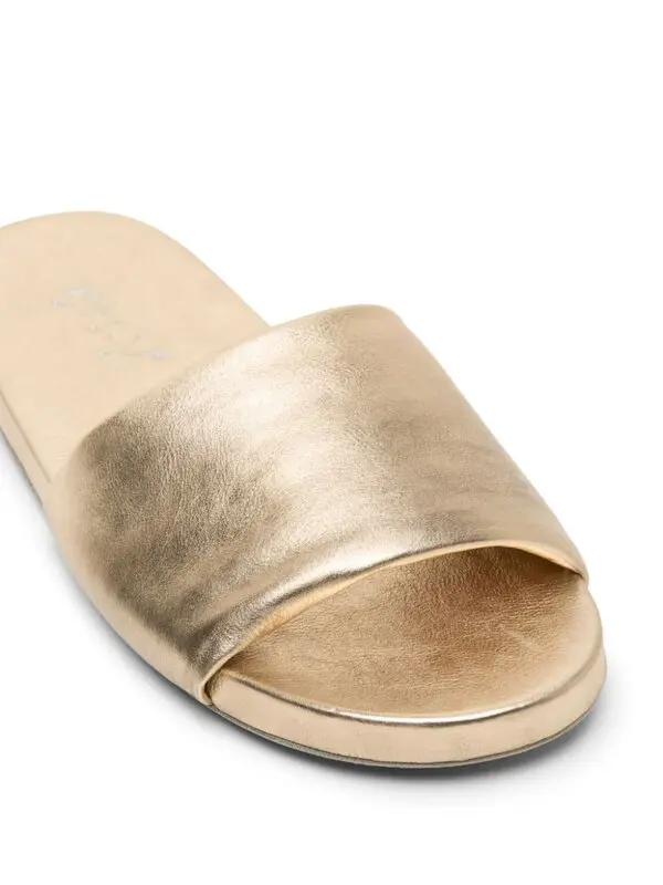 Marsèll Spanciata Metallic-leather Sandals - Gold