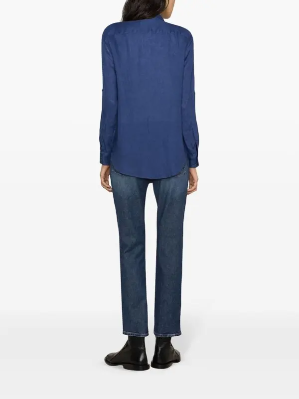 Polo Ralph Lauren Karrie Linen Shirt - Blue