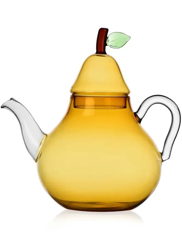 ICHENDORF MILANO Pear Glass Teapot - Yellow