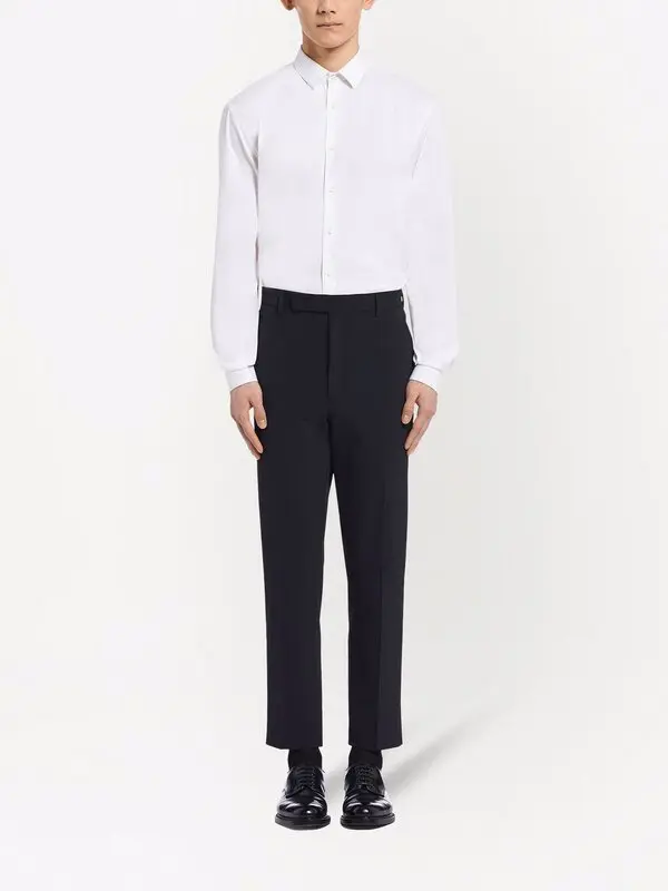 Prada Pressed-crease Trousers