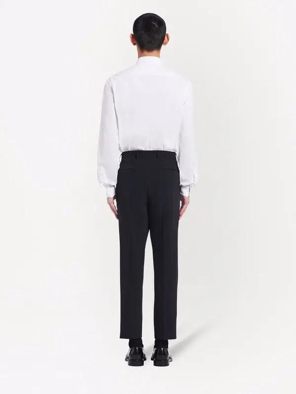 Prada Pressed-crease Trousers