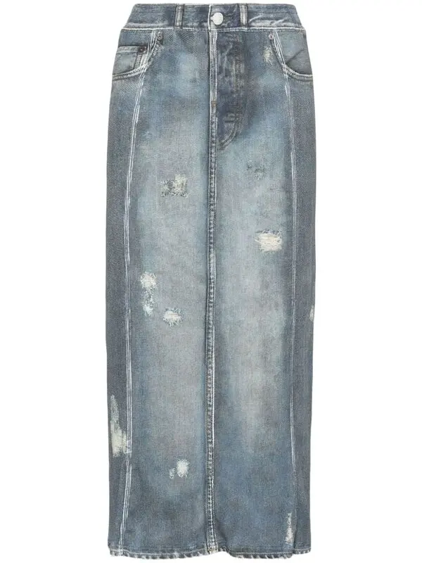 Acne Studios Trompe-l'oeil Midi Skirt