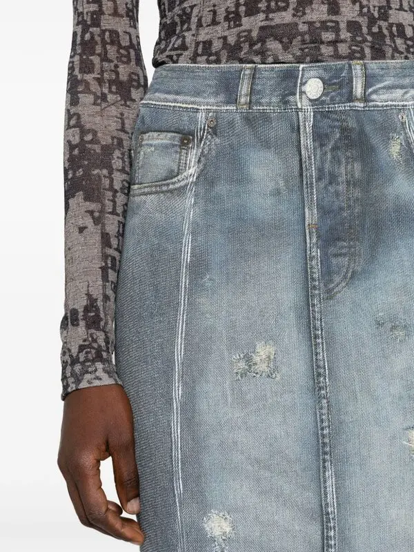 Acne Studios Trompe-l'oeil Midi Skirt