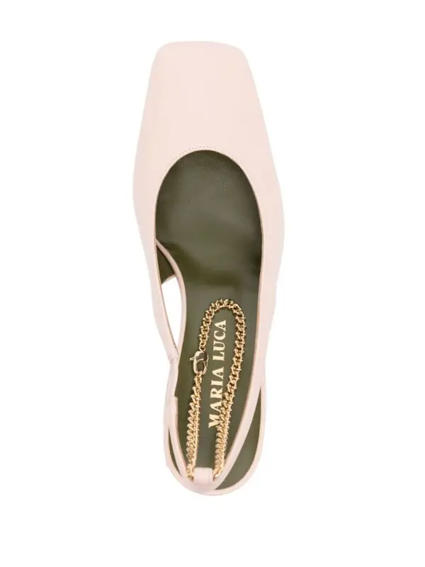 MARIA LUCA Ilaria Slingback Pumps - Pink
