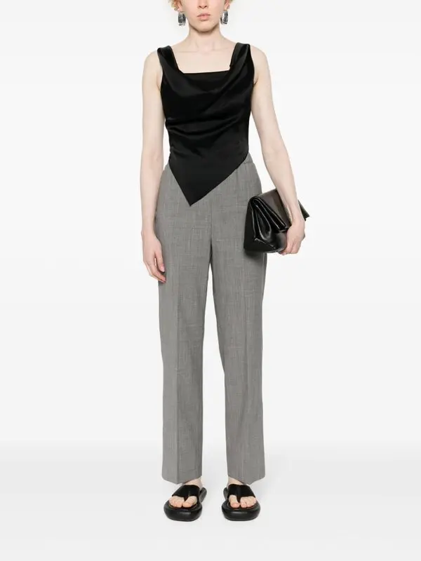 Fabiana Filippi Mélange Straight-leg Trousers