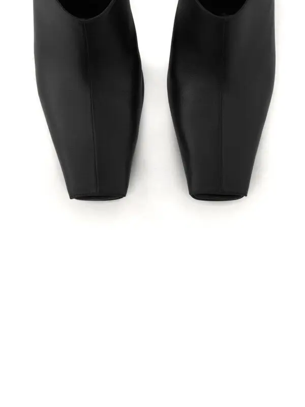 COURREGES 70mm Square-toe Leather Mules