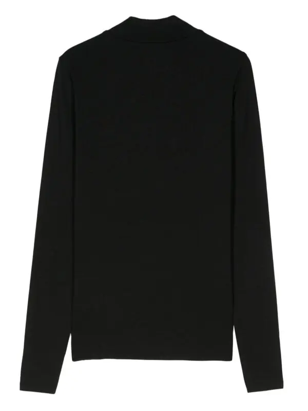 Calvin Klein Fine-ribbed Mock-neck Top