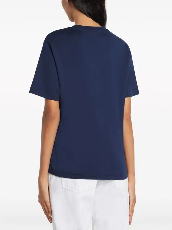 Lacoste Logo-patch Cotton T-shirt - Blue