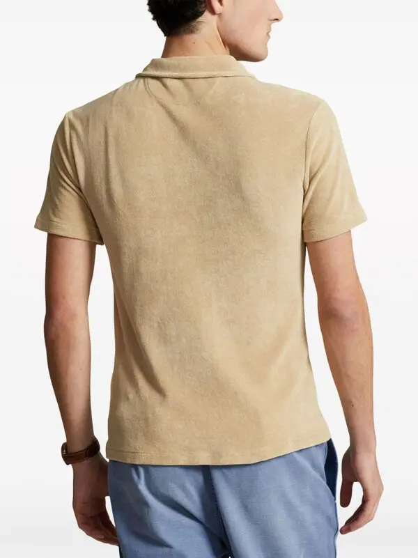 Polo Ralph Lauren Polo Pony Embroidered Polo Shirt - Neutrals