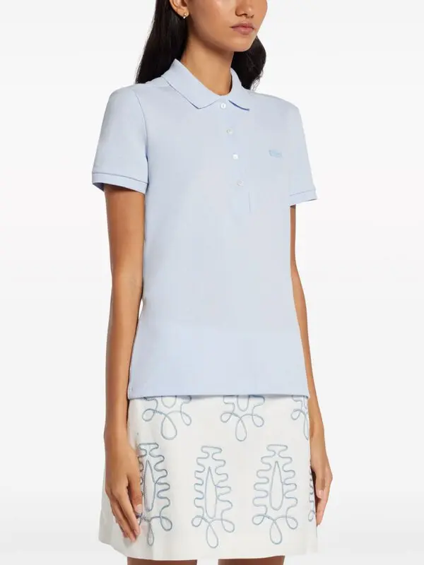 Lacoste Logo-appliqué Polo Shirt - Blue