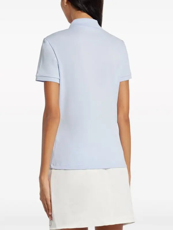 Lacoste Logo-appliqué Polo Shirt - Blue