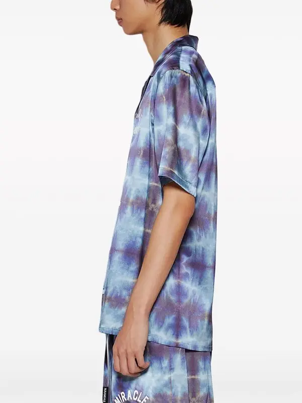 NAHMIAS Tie-dye Satin Shirt