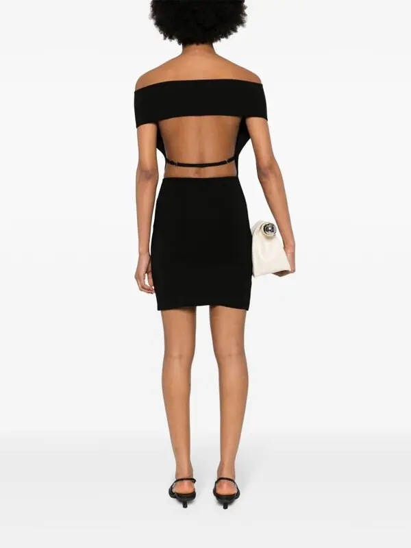 Jacquemus La Robe Cubista Mini Dress - Black