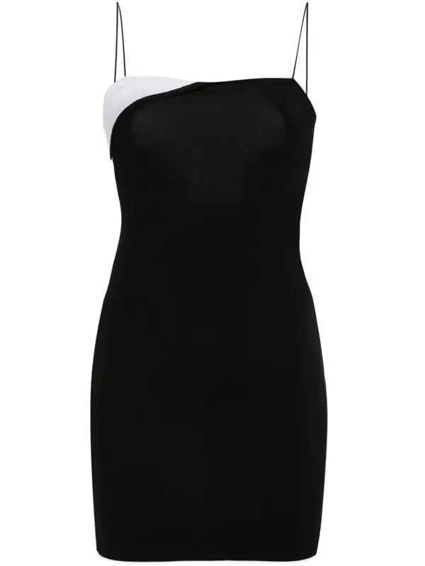 Jacquemus La Mini Robe Aro Mini Dress - Black