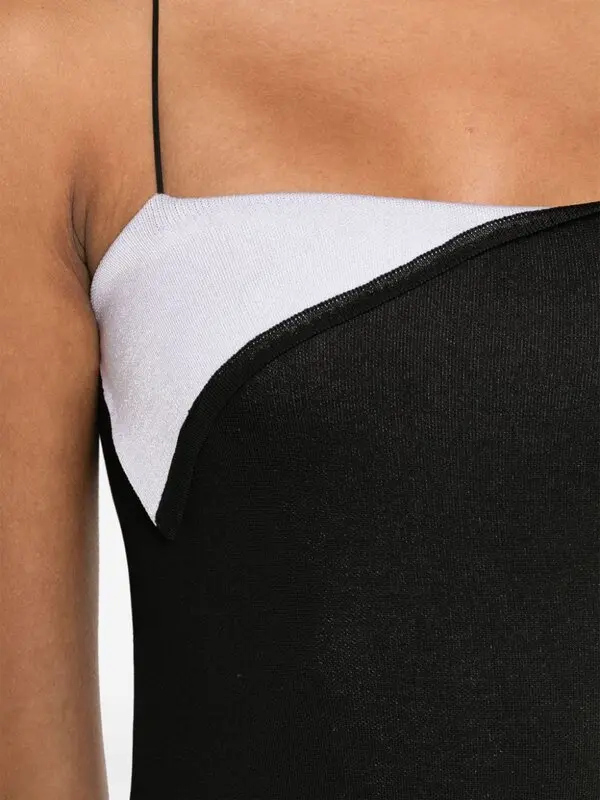 Jacquemus La Mini Robe Aro Mini Dress - Black