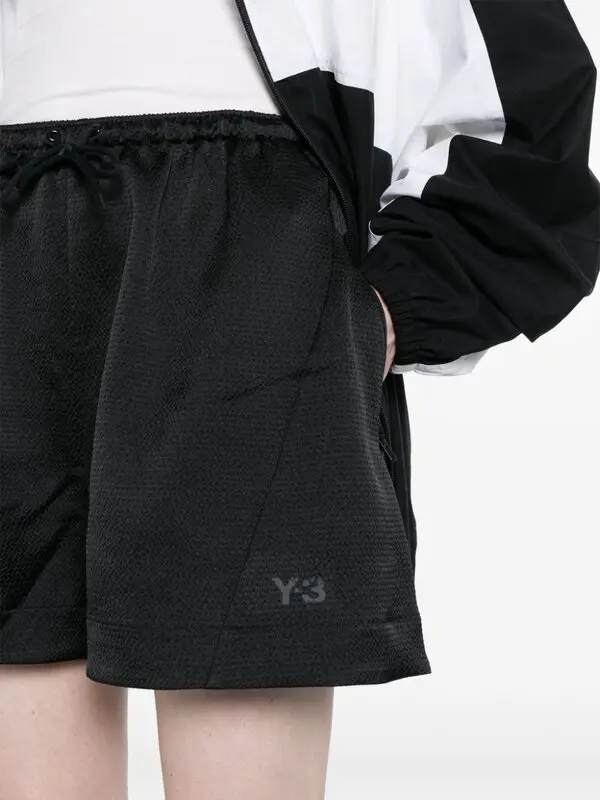 Y3 Seersucker Track Shorts