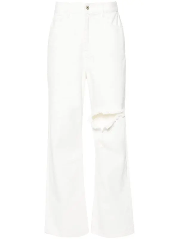 Rokh High-rise Wide-leg Jeans