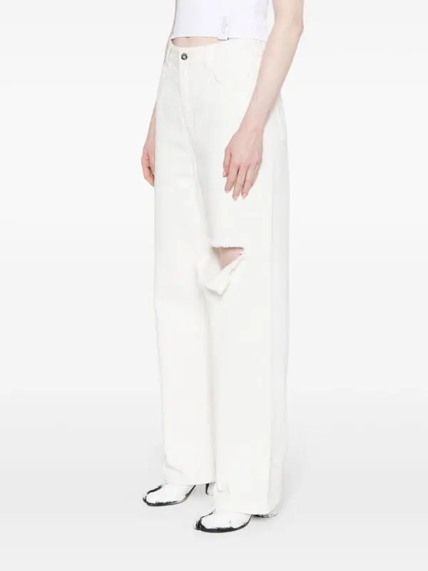 Rokh High-rise Wide-leg Jeans