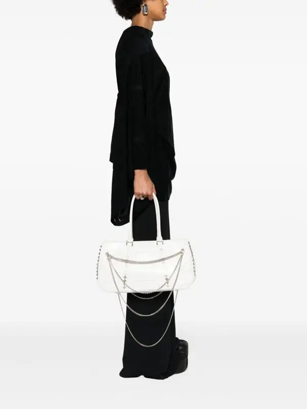 Yohji Yamamoto Chain-detail Leather Shoulder Bag
