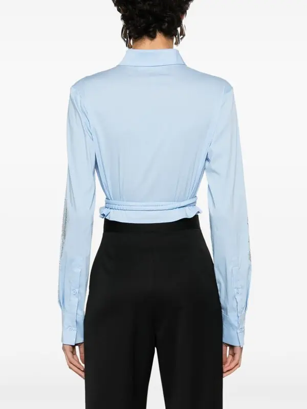 Ottolinger Rhinestone-embellished Wrap Shirt