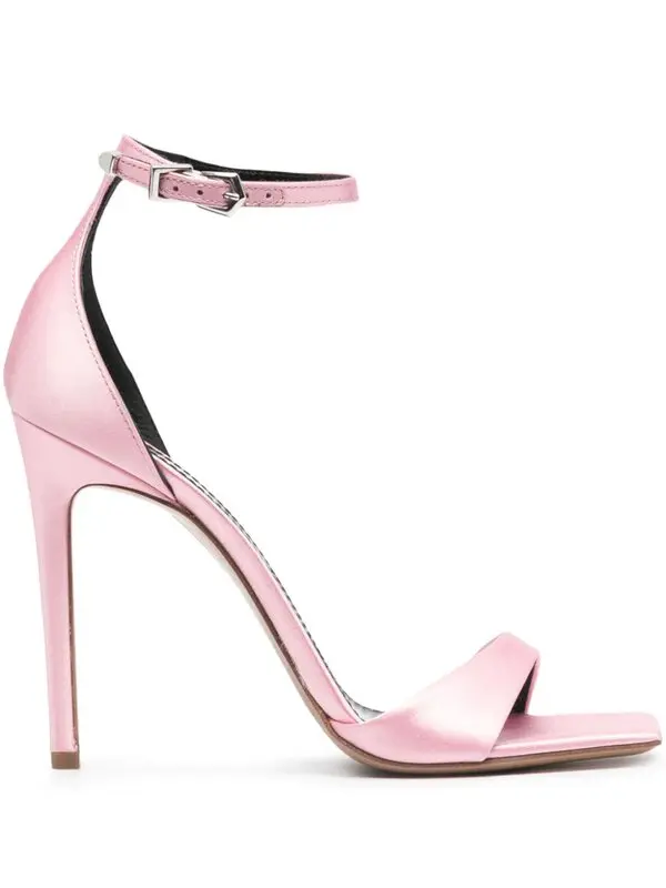 Paris Texas 105mm Satin Stiletto Sandals