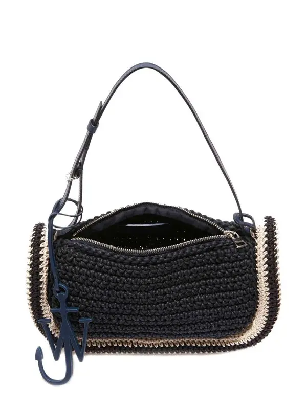 JW Anderson Bumper 15 Crochet Shoulder Bag - Blue