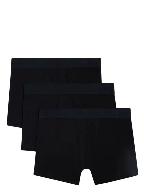 Lacoste Logo-print Cotton Boxers - Black