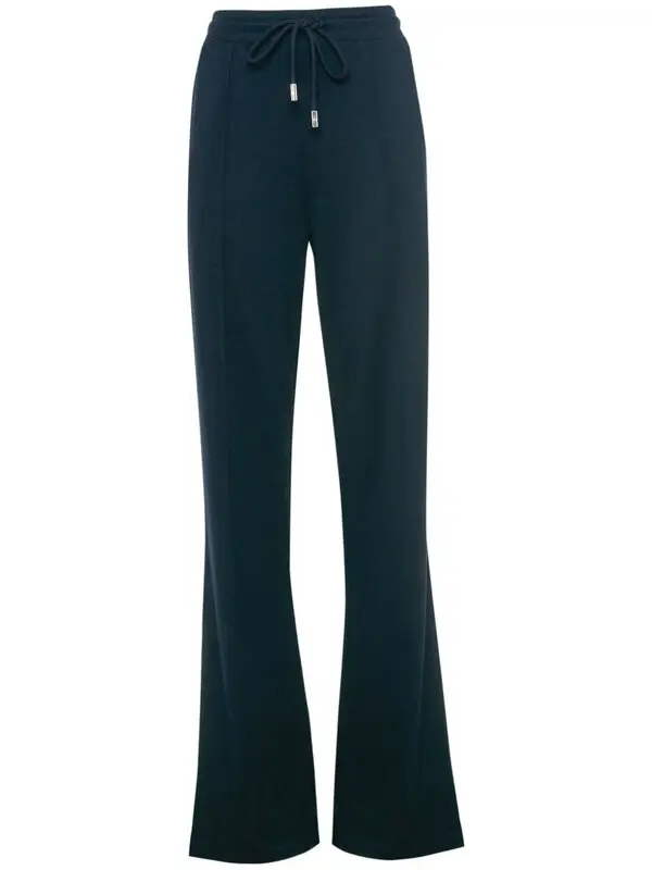 JW Anderson Slim-cut Flared Track Pants - Blue